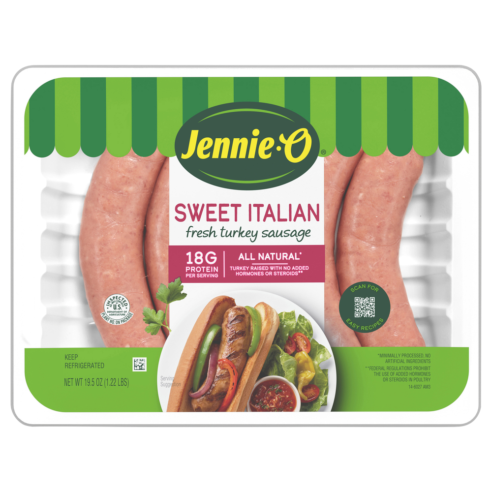 Jennie O Turkey Sausage Lean Sweet Italian Main