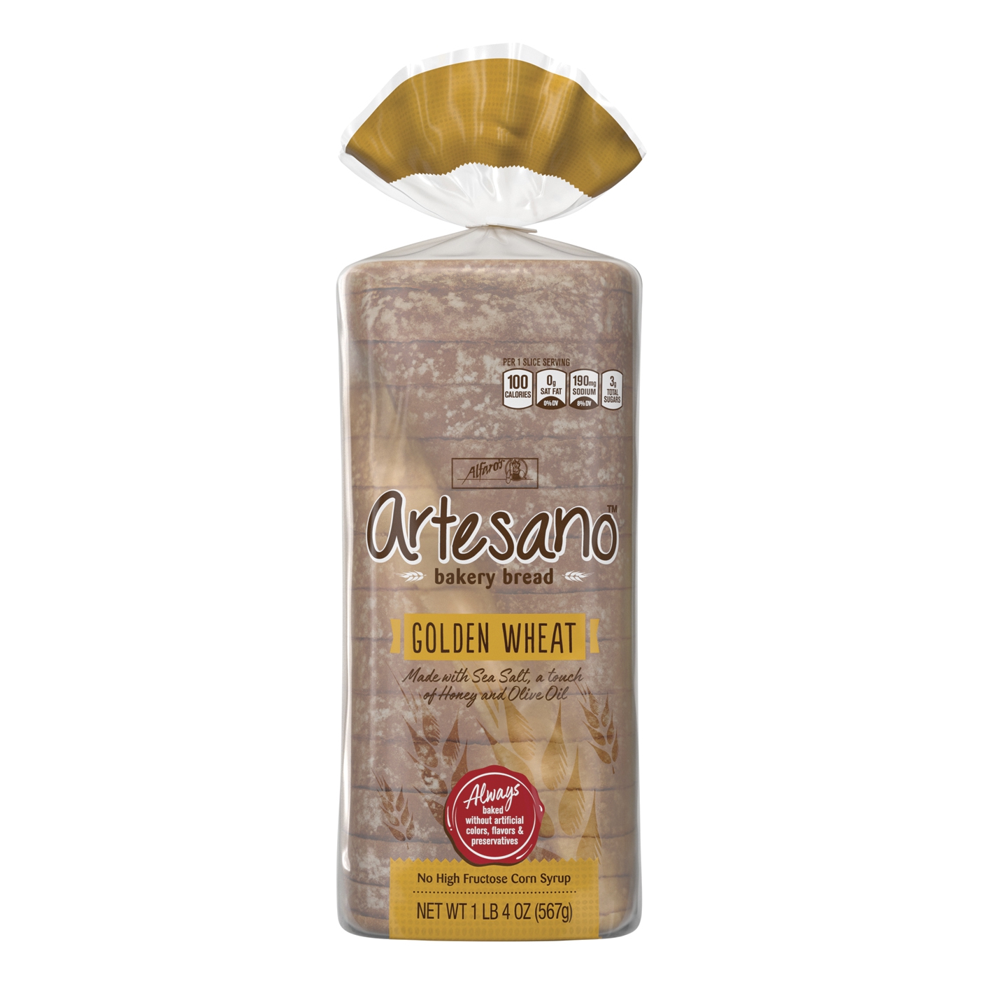 Alfaros Artesano Bakery Bread, Golden Wheat-Main