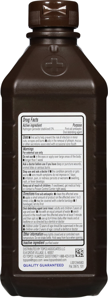 hydrogen peroxide label