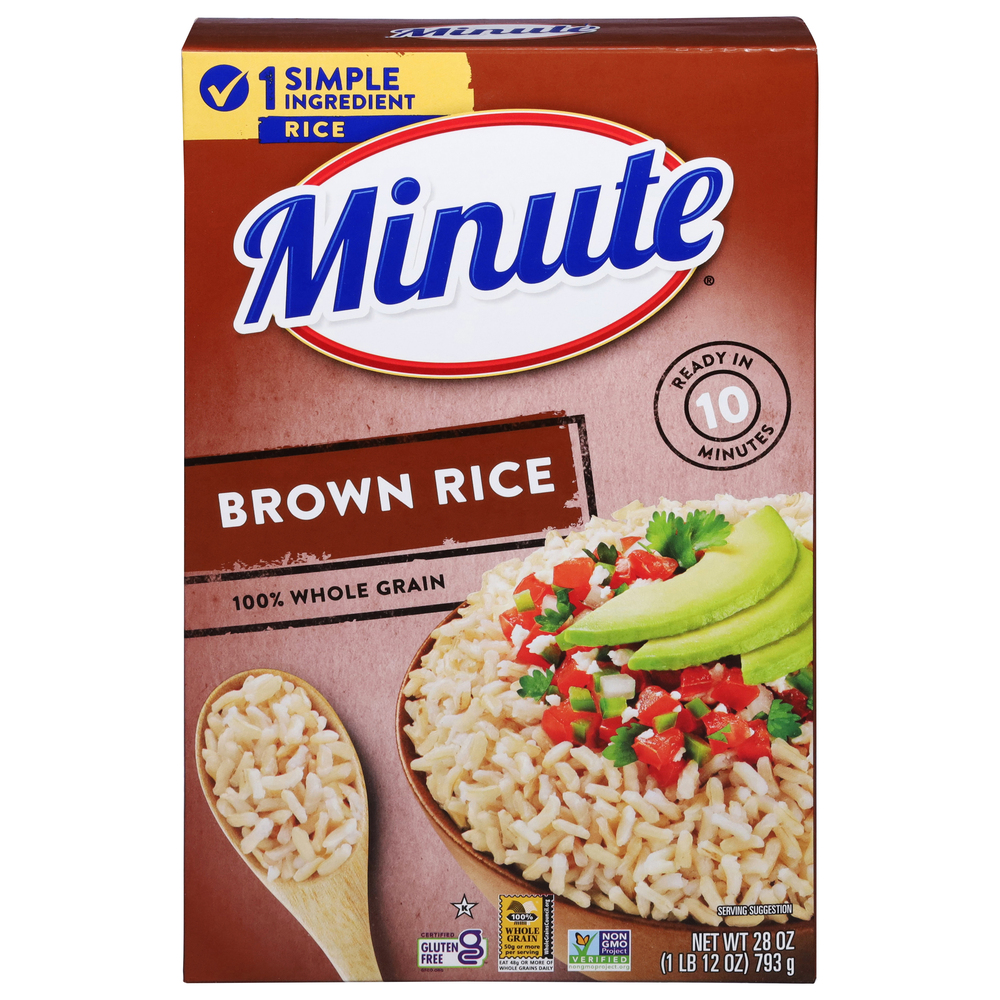 Minute Brown Rice, 100% Whole Grain-Main