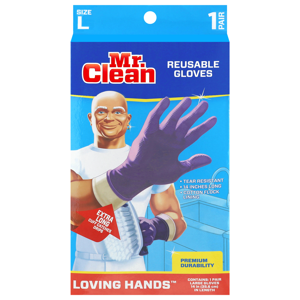 Mr clean rubber gloves store