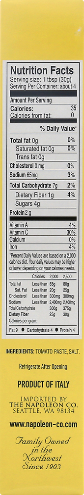 Napoleon Tomato Paste, Double Concentrated-Planogram-Right