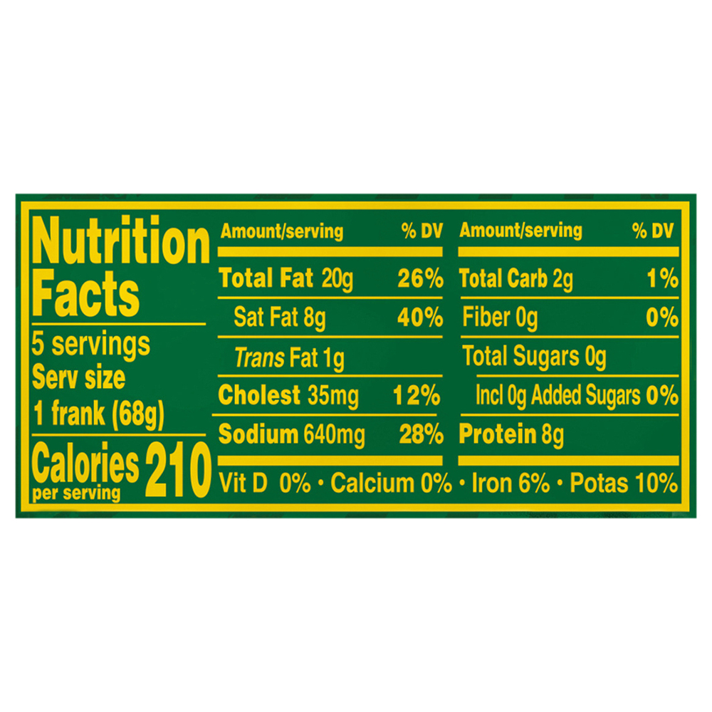 Nathan's Famous Beef Franks, Restaurant Style, Jumbo, Dinner Size ...