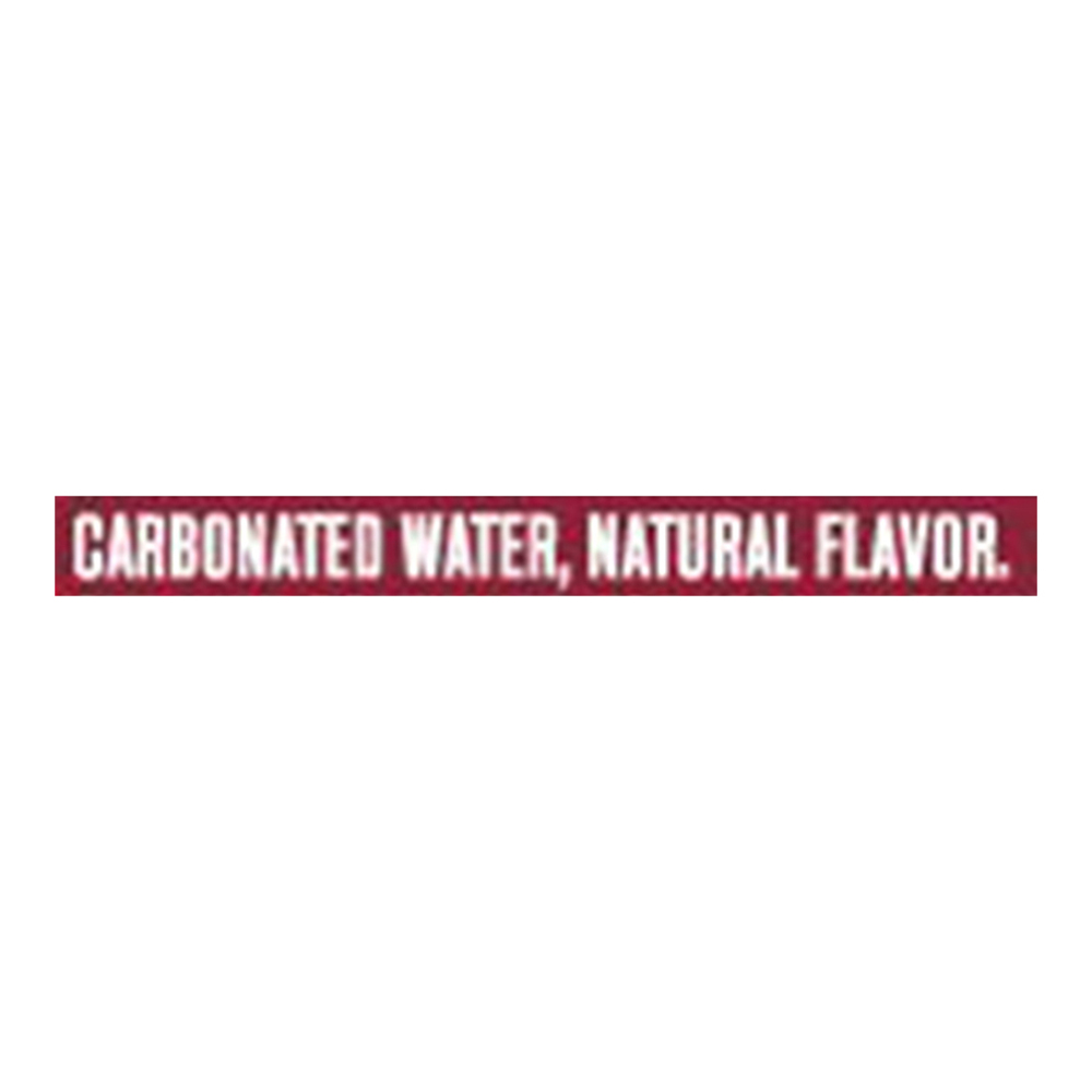 Bubly Sparkling Water Cherry-Ingredients