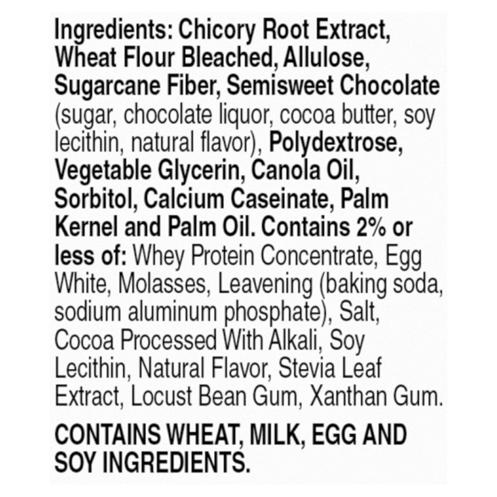 Fiber One Brownies, Chocolate Chip Cookie-Ingredients