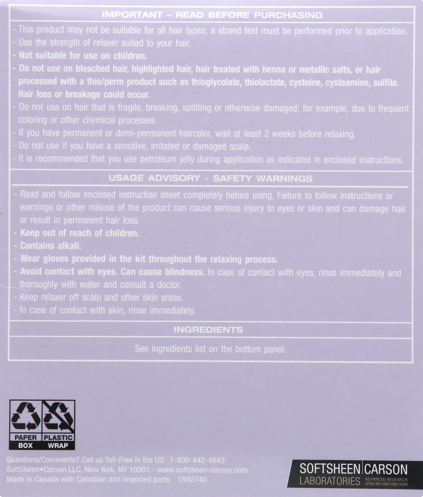 softsheen carson instructions