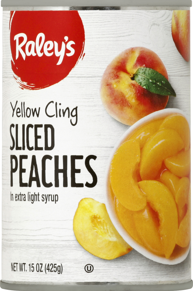 Raley's Yellow Cling Sliced Peaches in Extra Light Syrup-Main