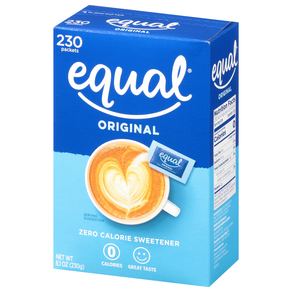Equal Sweetener, Zero Calorie, Original-Front-Right-Elevated