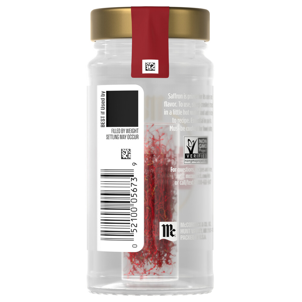 McCormick Gourmet Gourmet All Natural Spanish Saffron-Planogram-Back