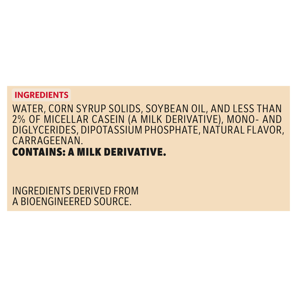 Coffee-Mate Creamer, Non-Dairy, The Original-Ingredients