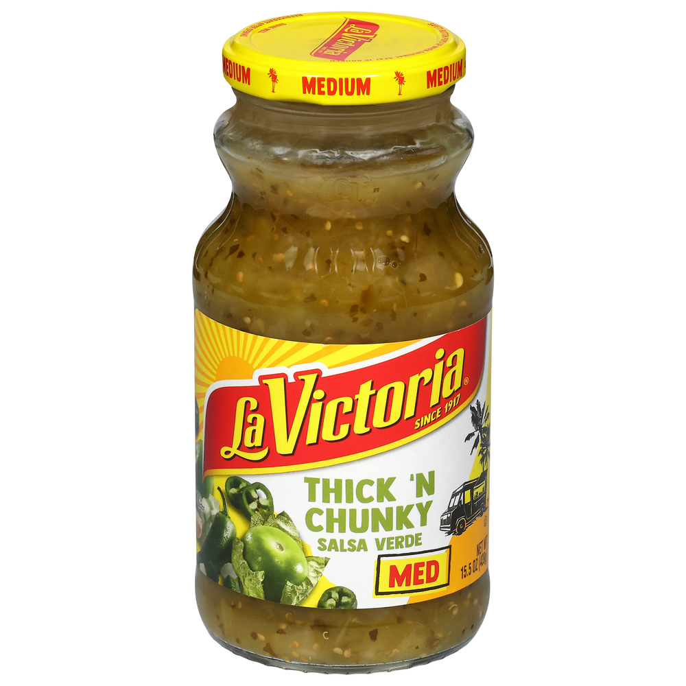 La Victoria Salsa Verde, Medium, Thick'n Chunky-Main