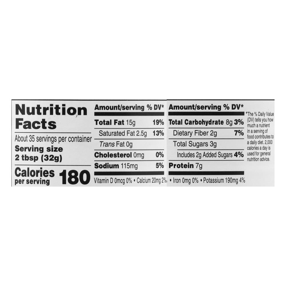 Raley's Crunchy Peanut Butter-Nutrition-Facts