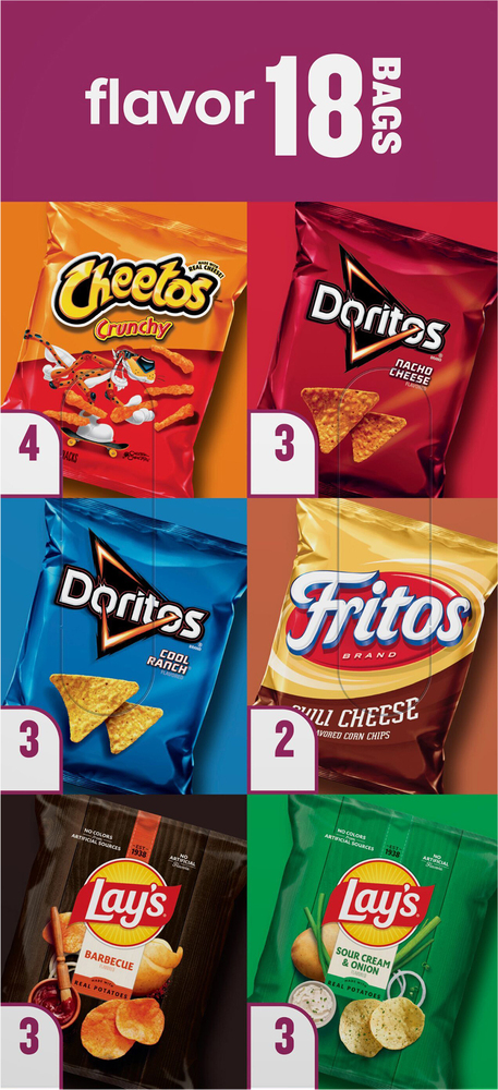 Frito Lay Flavor Mix-Planogram-Left