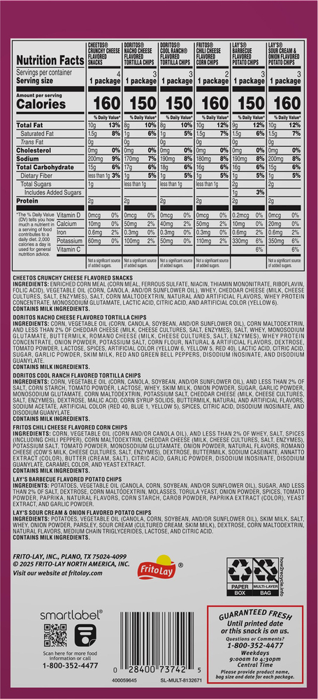 Frito Lay Flavor Mix-Planogram-Right