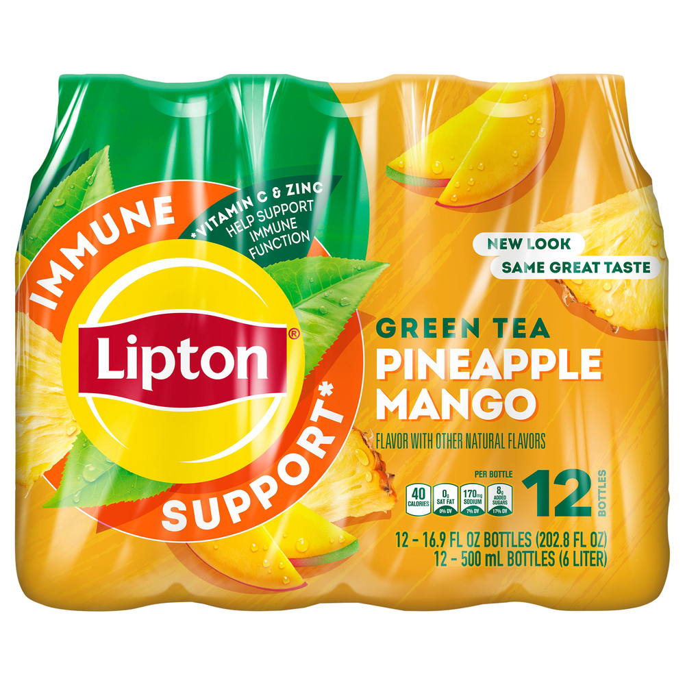 Lipton Green Tea, Pineapple Mango-Main