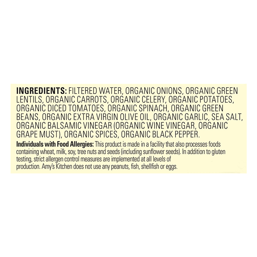 how to make amys lentil vegetable soup