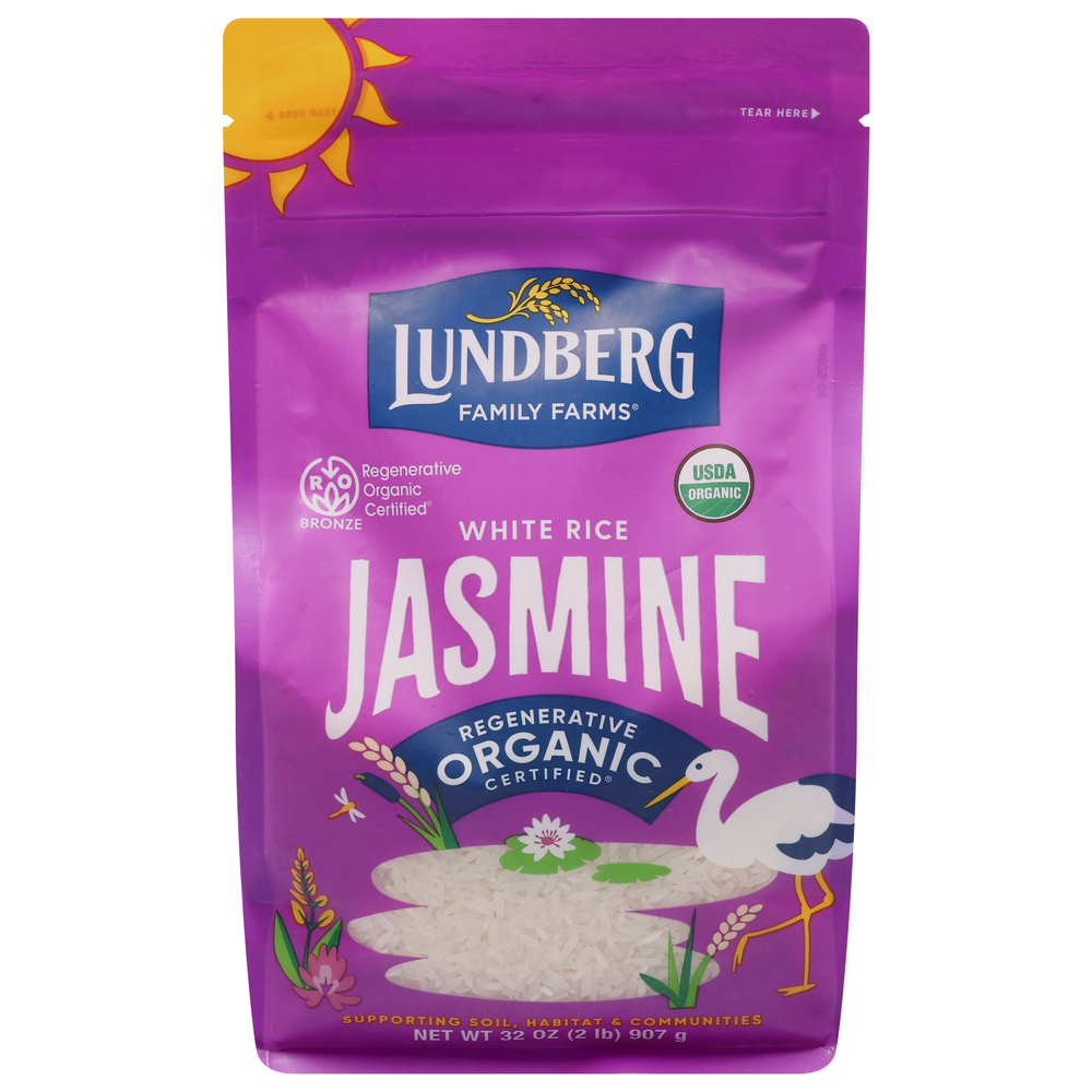 Lundberg Family Farms White Rice, Organic, Jasmine-Main