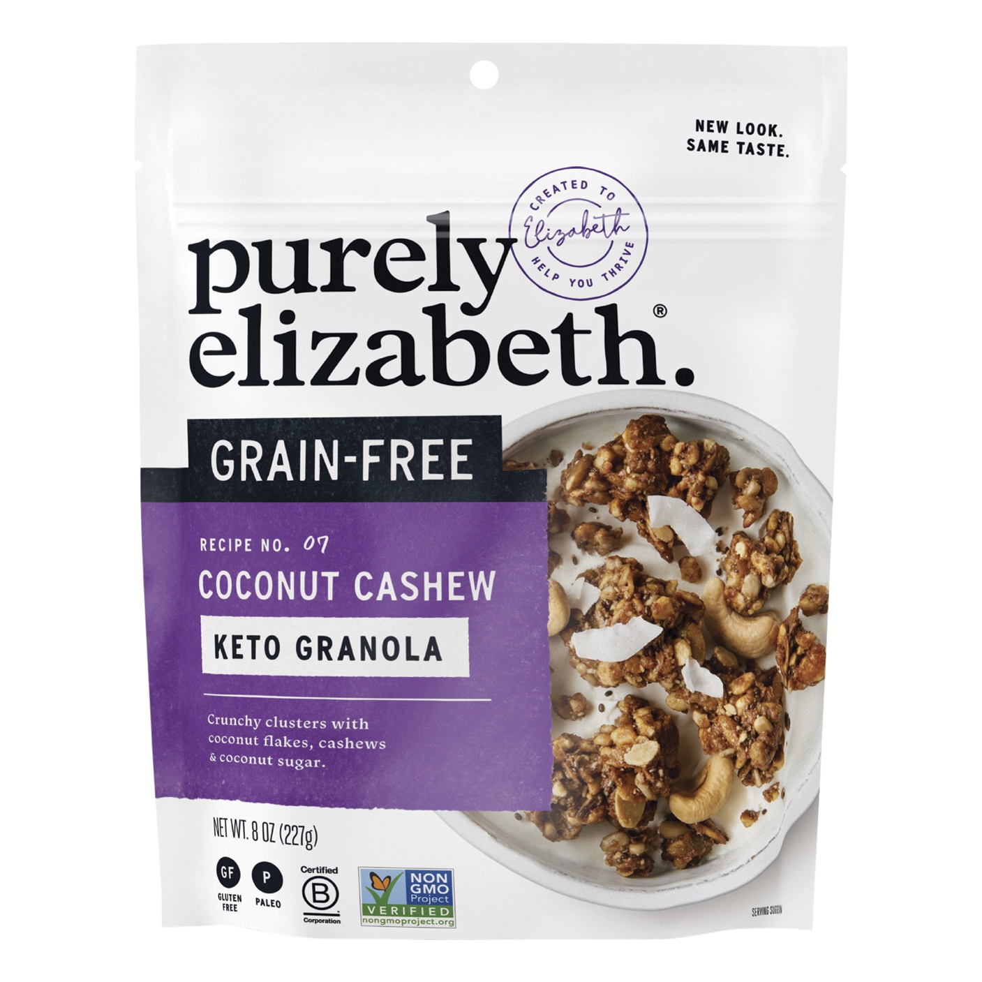 Purely Elizabeth Granola, Keto, Grain-Free, Coconut Cashew-Main