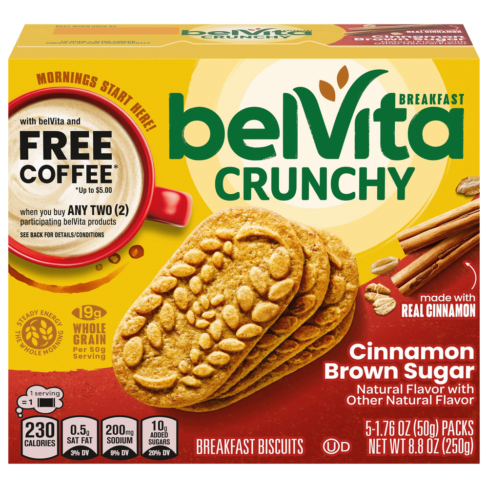 belvita breakfast biscuits sugar