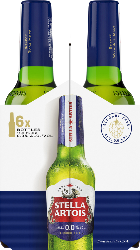 Stella Artois Malt Beverage, Liberte, Alcohol Free-Planogram-Left