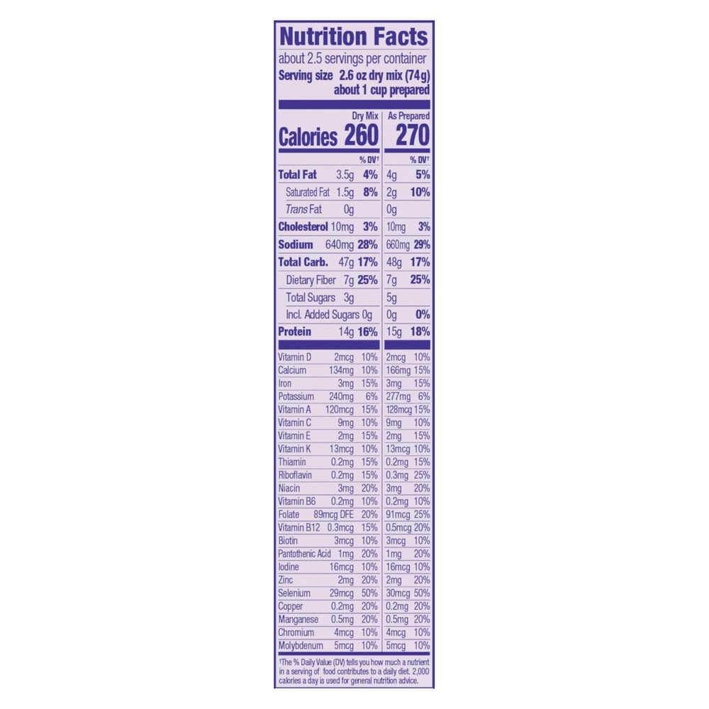 Goodles Mover & Shaker-Nutrition-Facts