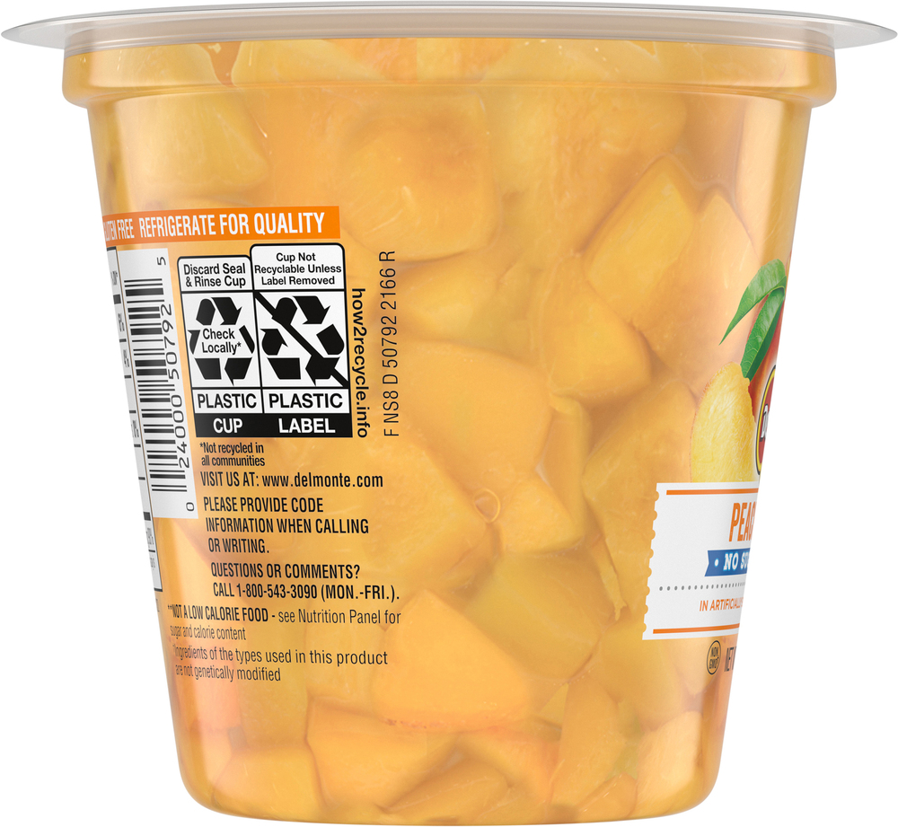 Del Monte No Sugar Added Peach Chunks-Planogram-Left