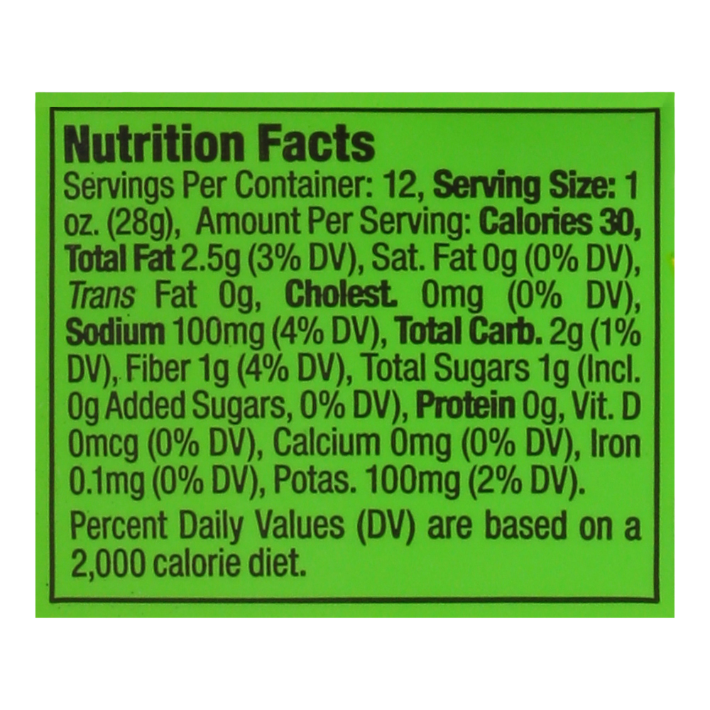 Casa Sanchez Guacamole, Real-Nutrition-Facts