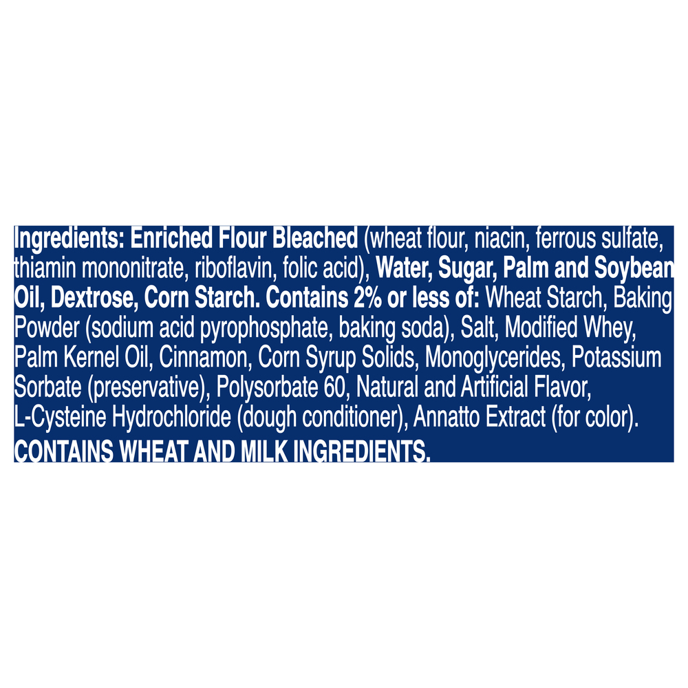 Pillsbury Cinnamon Rolls, Original Icing-Ingredients