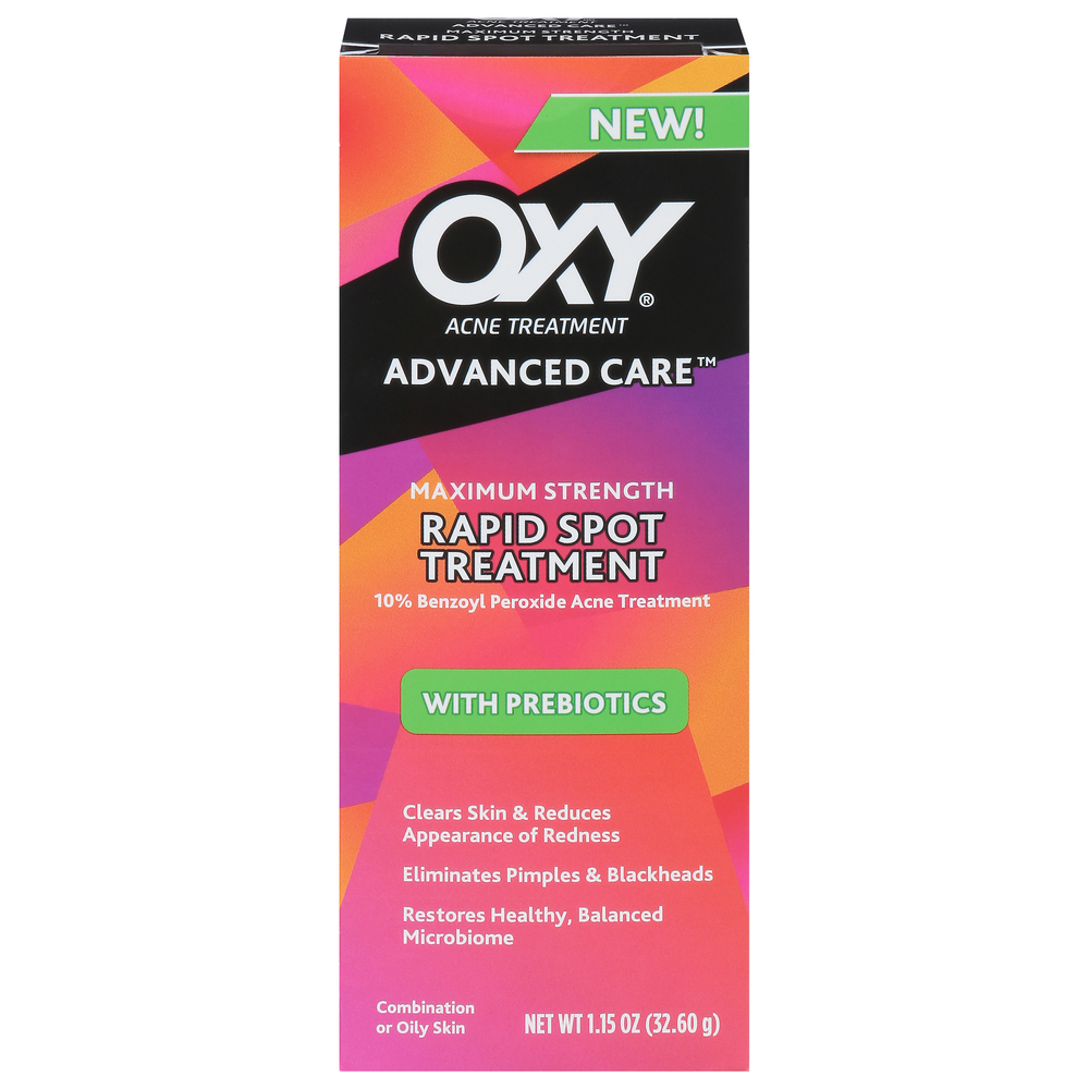 Oxy Advanced Care Acne Treatment, Maximum Strength, Rapid Spot ...