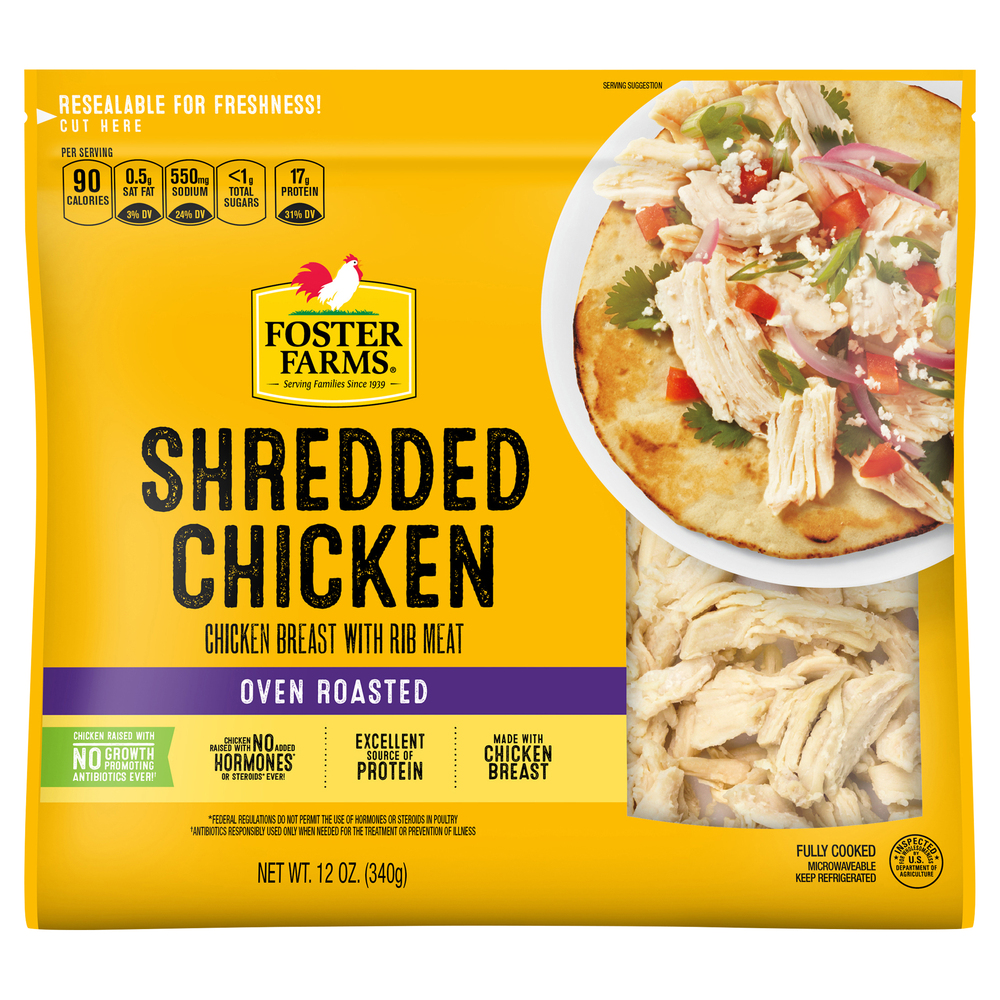 FOSTER FARMS Oven Roasted Shredded Chicken Breast-Main