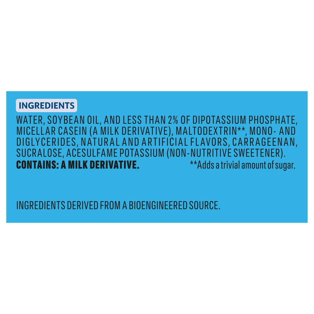 Coffee-Mate Creamer, Non Dairy, Zero Sugar, French Vanilla-Ingredients