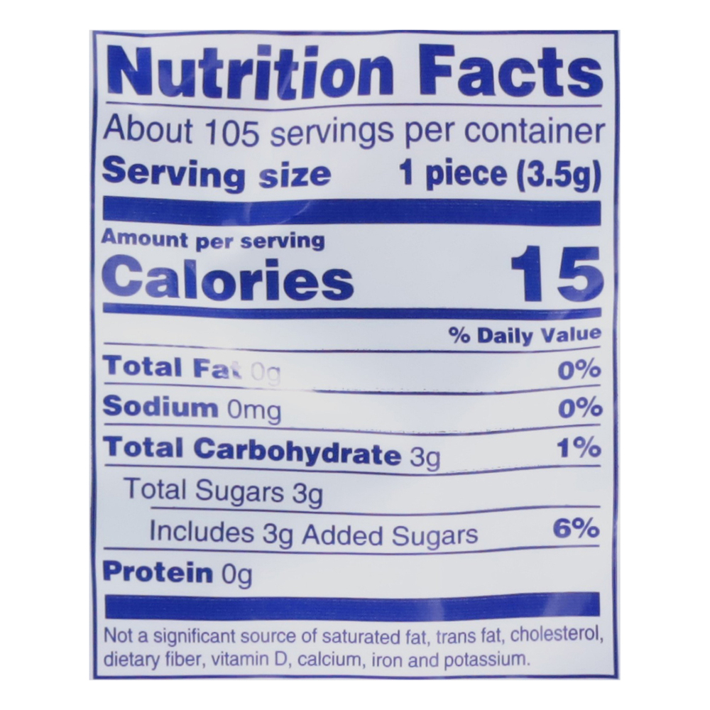 Life Savers Mints, Wint O Green, Sharing Size-Nutrition-Facts