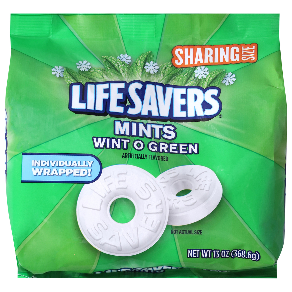 Life Savers Mints, Wint O Green, Sharing Size-Main