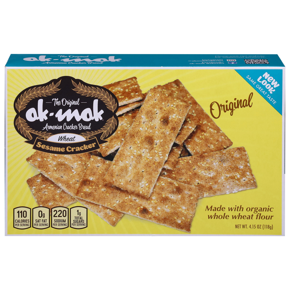 Ak-Mak Sesame Cracker, Wheat, Original-Main