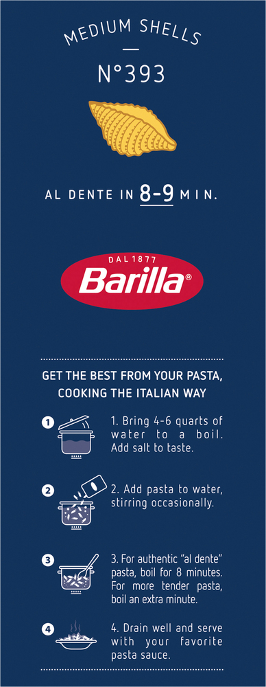 shell noodles barilla