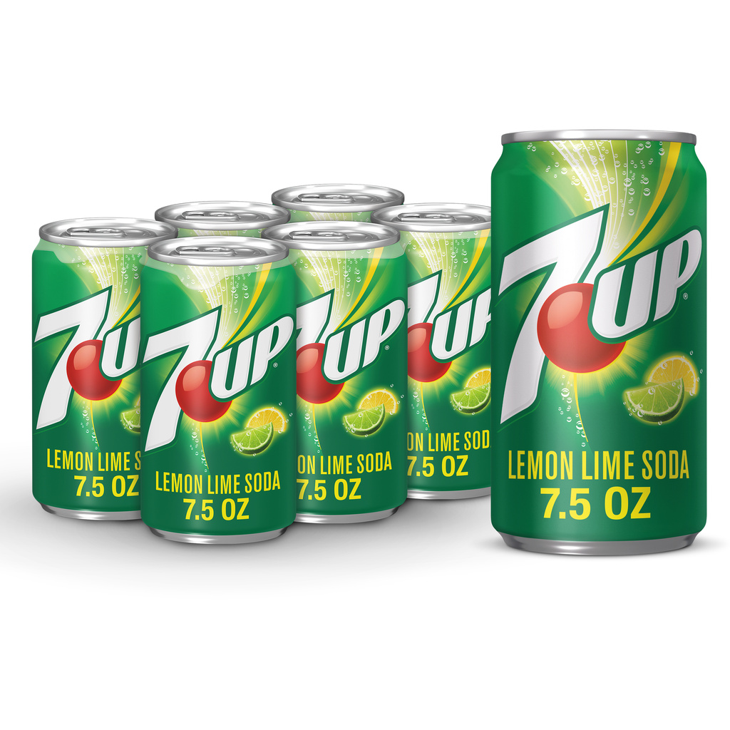7-UP Lemon Lime Flavored Mini Soda-Hero