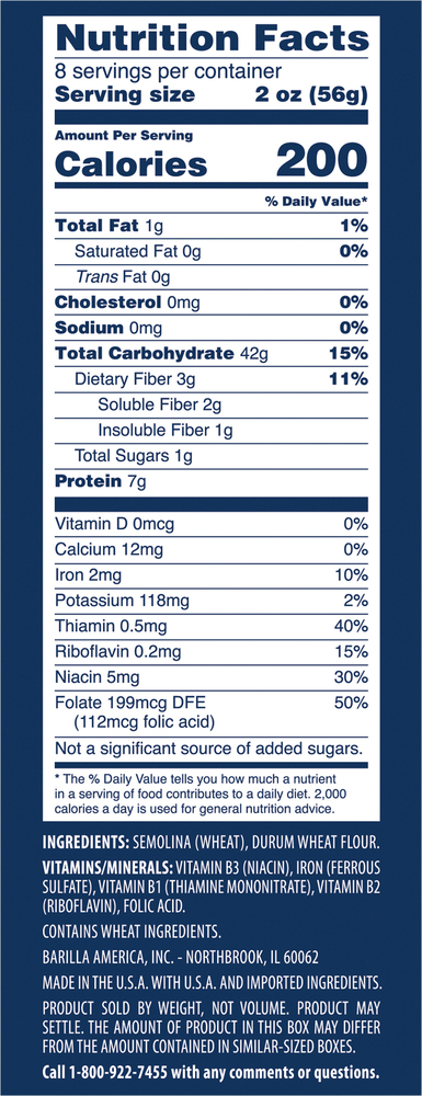 Barilla Medium Shells - Non-GMO Pasta Made with Durum Wheat Semolina ...