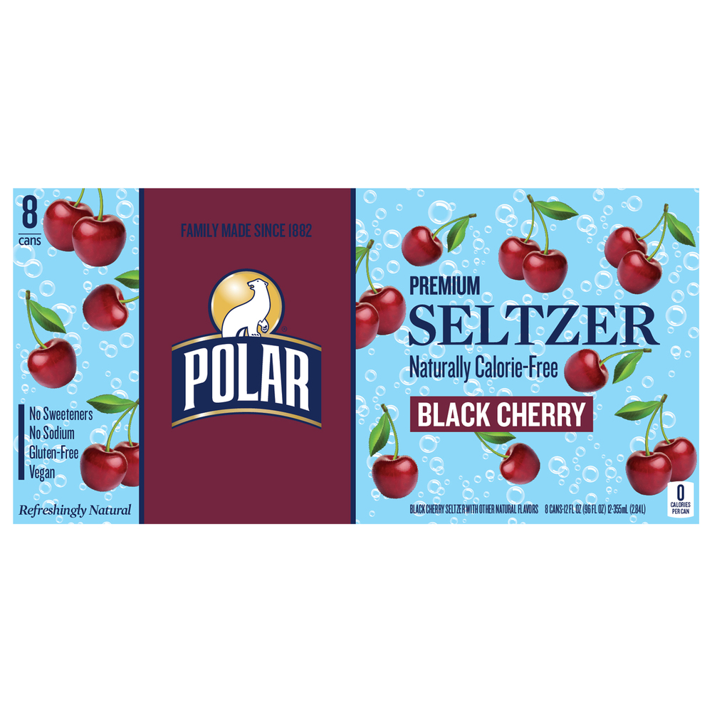 Polar Seltzer, Black Cherry-Main