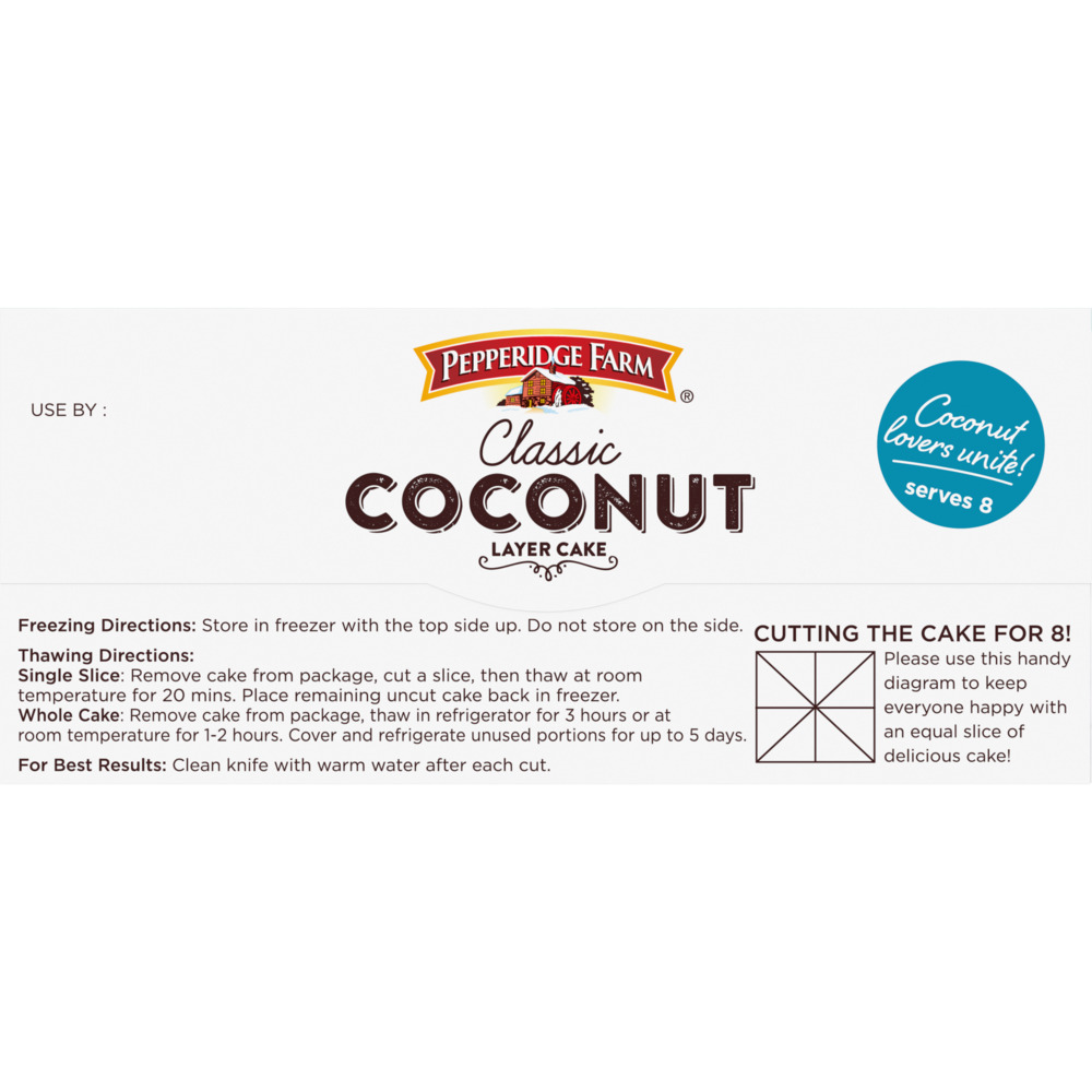 Pepperidge Farm® Snowball Frozen Coconut Layer Cake-Planogram-Right