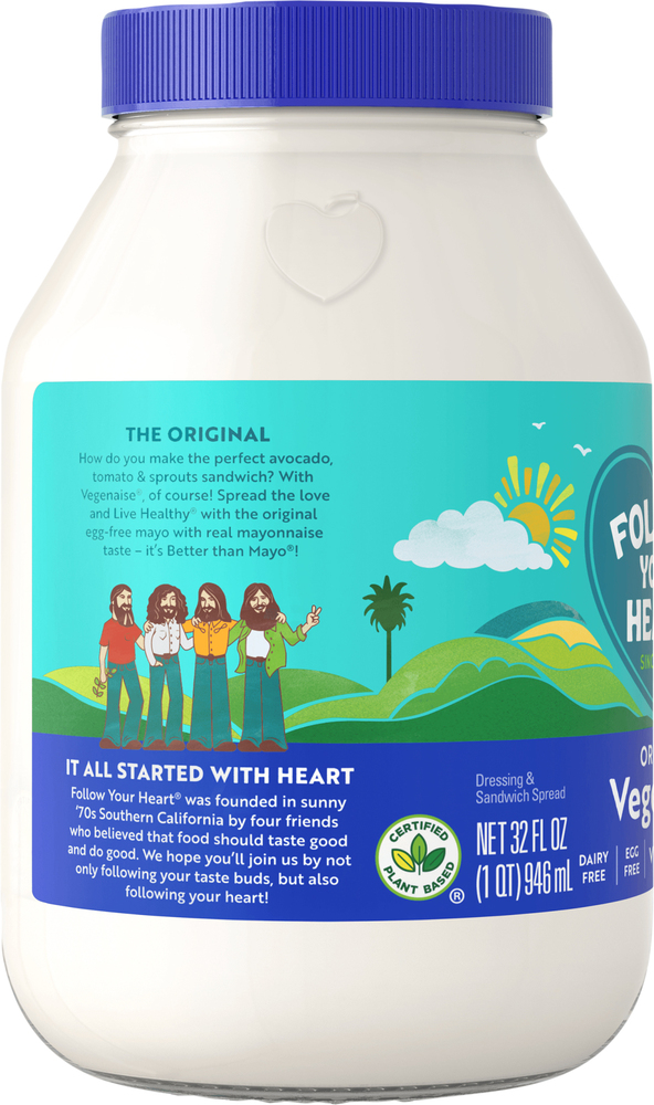Follow Your Heart Vegenaise Dressing & Sandwich Spread, Original ...