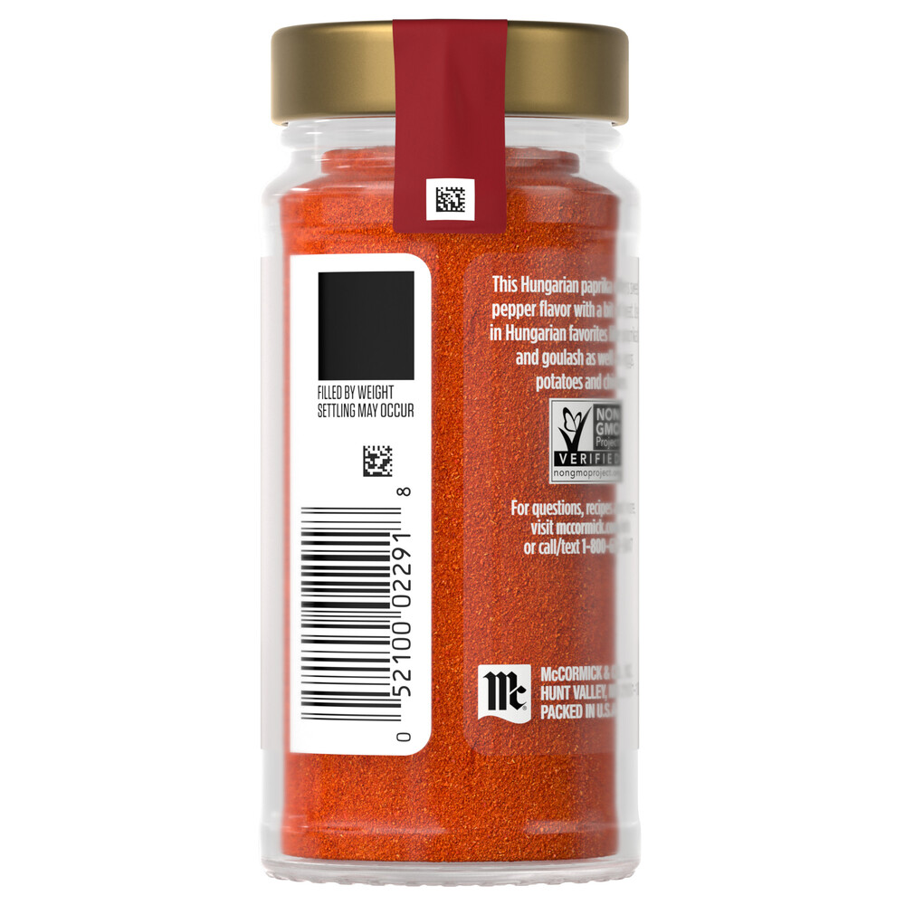 McCormick Gourmet All Natural Hot Hungarian Paprika-Planogram-Back