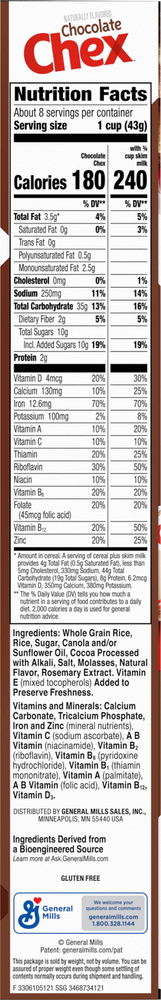 Chex Cereal, Chocolate-Planogram-Right