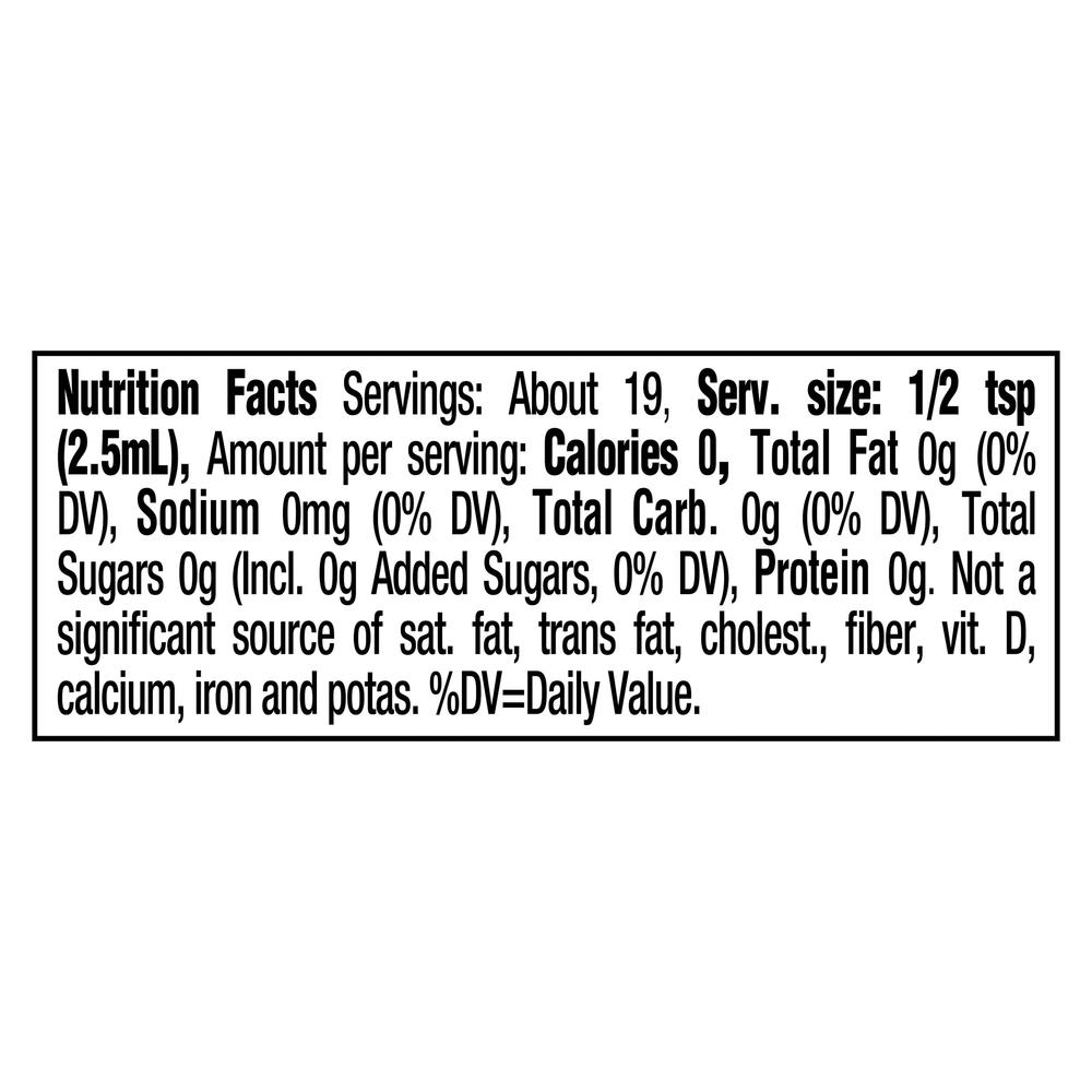 MiO Liquid Water Enhancer, Sweet Tea-Nutrition-Facts