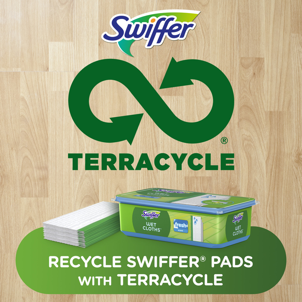 Swiffer Sweeper Sweep + Mop, Wet Pads Refill, Floor Cleaner, Fresh ...