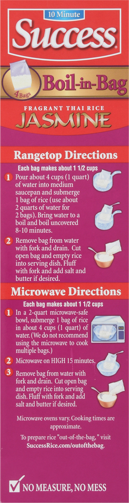 how to boil rice in bag