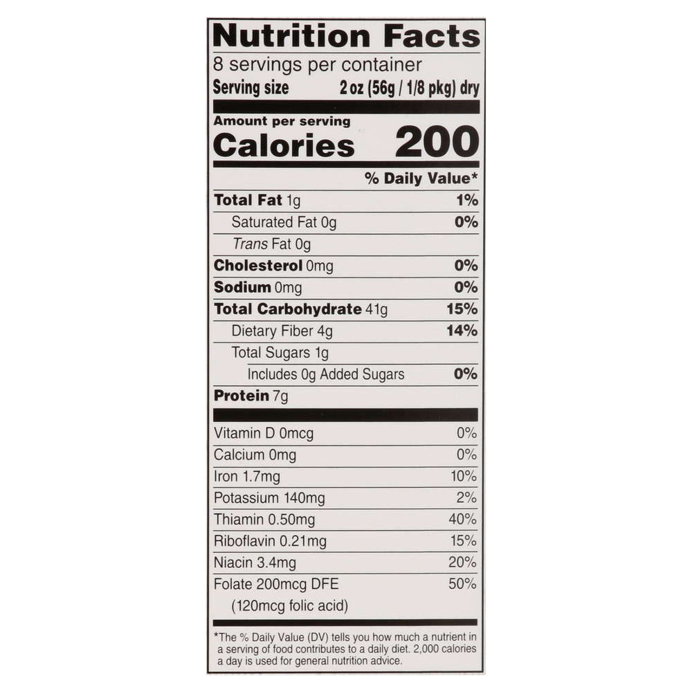 Raley's Spaghetti Pasta-Nutrition-Facts
