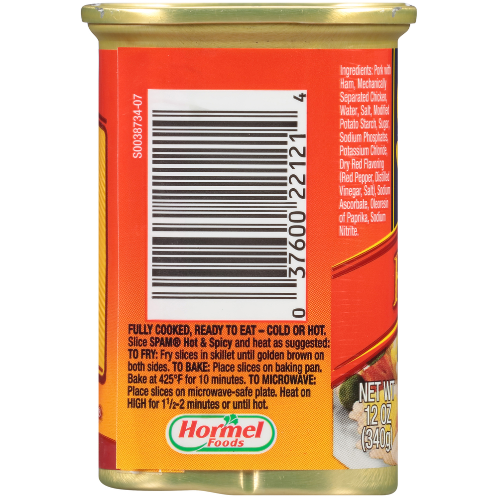 Spam Hot & Spicy Canned Meat-Planogram-Left