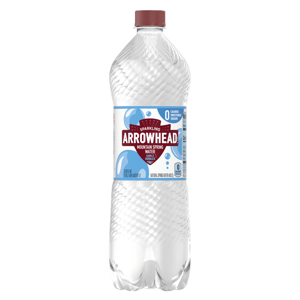 Arrowhead Sparkling Mountain Spring Water, Original-Hero