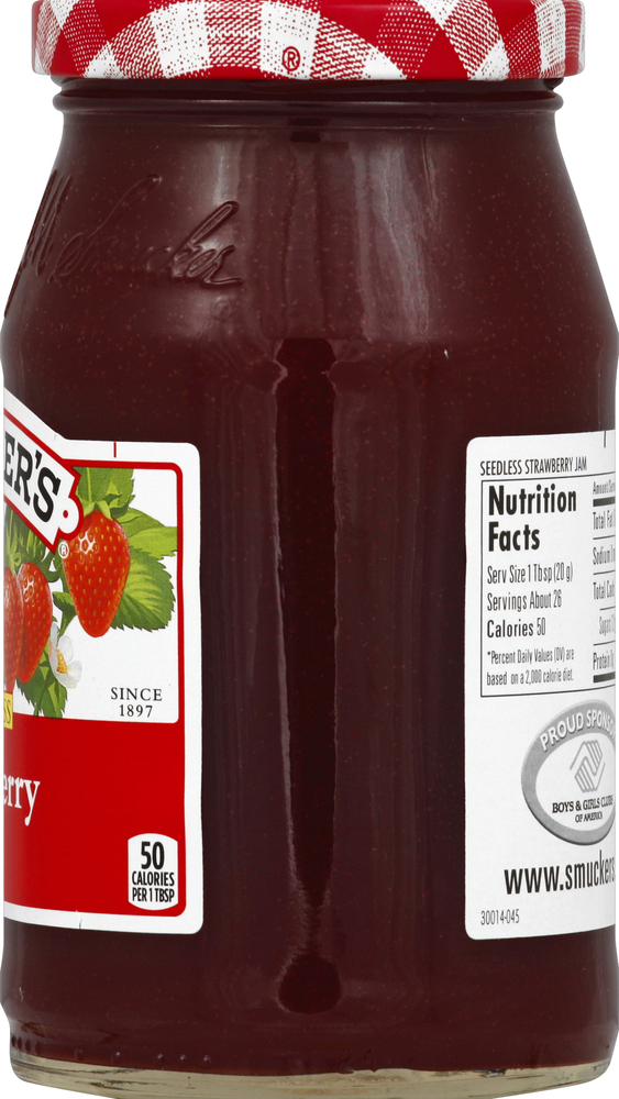 Smucker's Jam, Strawberry, Seedless-Planogram-Right