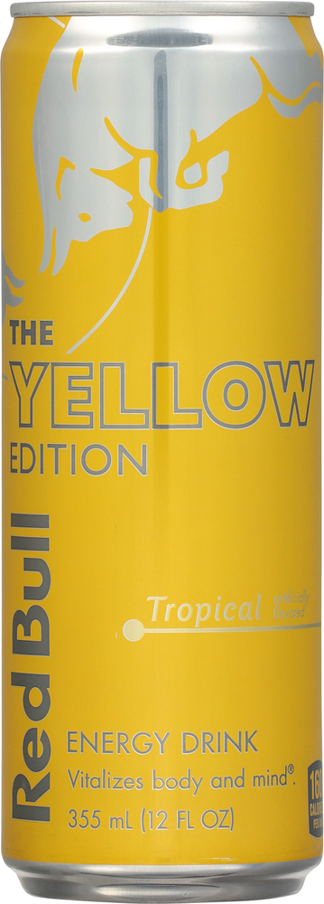 Red Bull The Yellow Edition Energy Drink, Tropical-Main